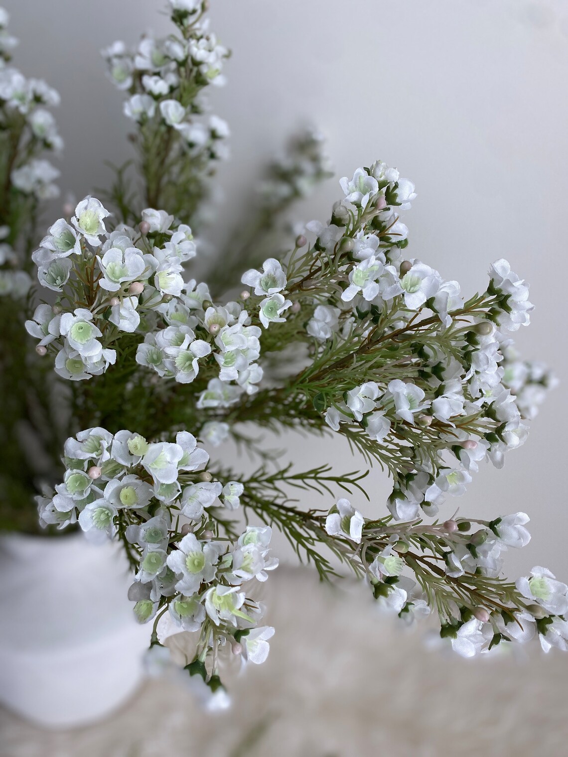 Artificial Wax Flower Spray - Faux Flower Stem / DIY / Floral / Fillers ...