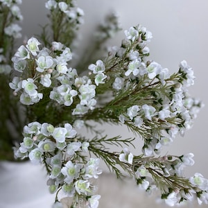 Artificial Wax Flower Spray - Faux Flower Stem / DIY / Floral / Fillers ...