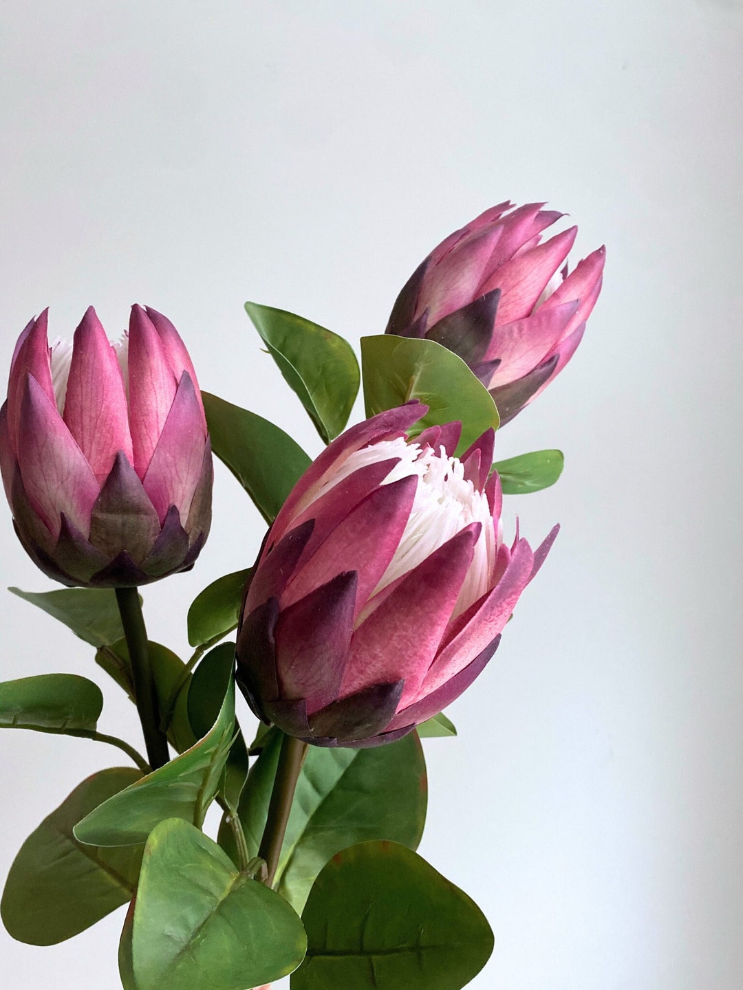 Faux King Protea Stem - Artificial Flower / Centerpieces / DIY Floral ...