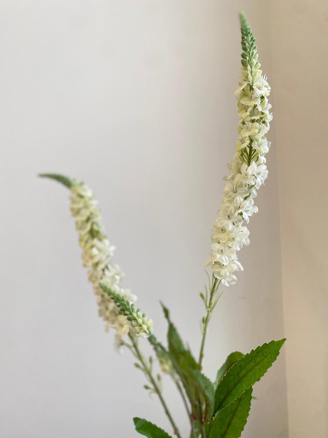 Faux Cream White Veronica Stem - Artificial Flower / Wedding / Bridal ...