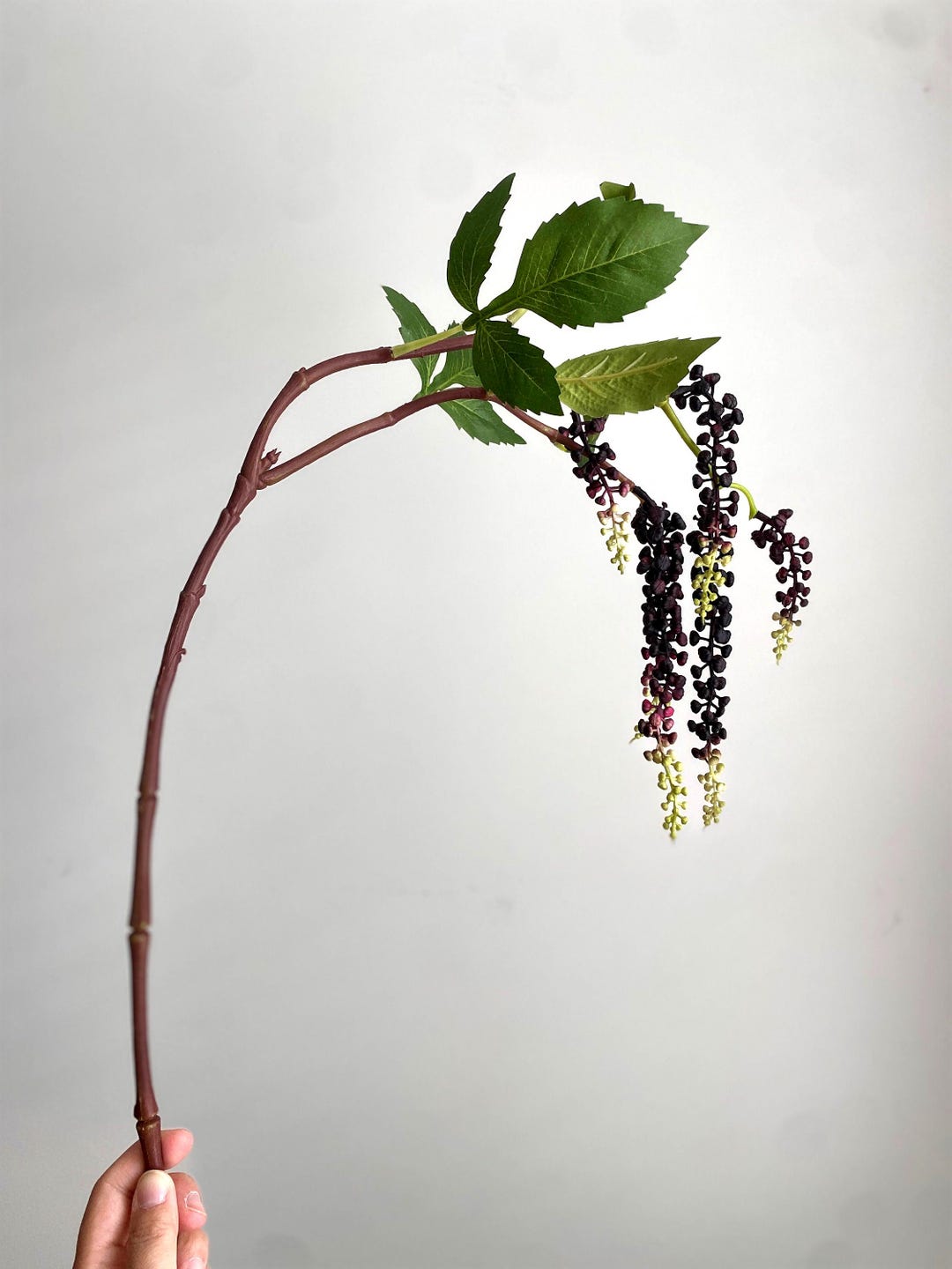 Faux Pokeweed Spray - High Quality Artificial Plant / DIY Floral ...