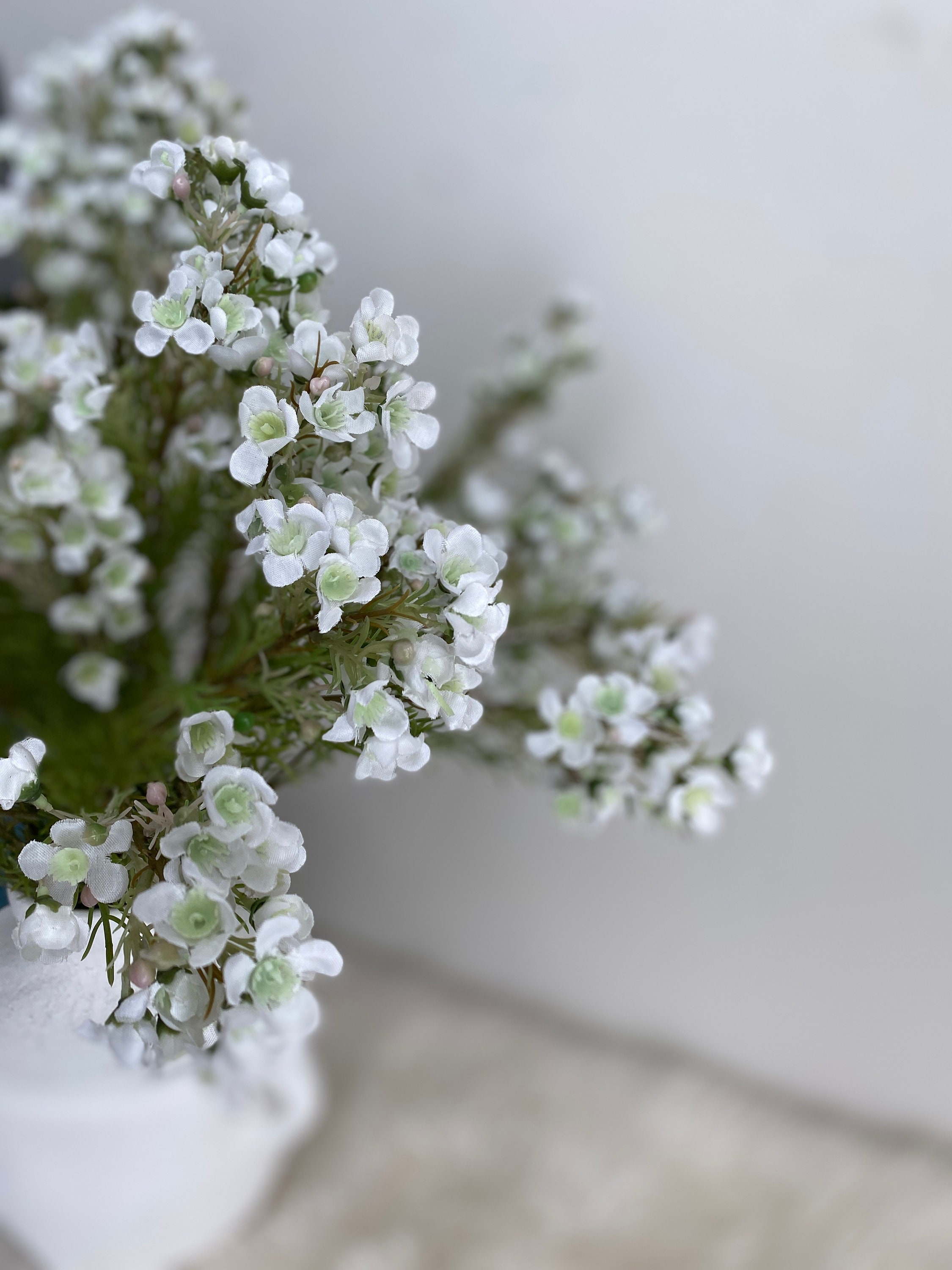 Artificial Wax Flower Spray - Faux Flower Stem / DIY / Floral / Fillers ...