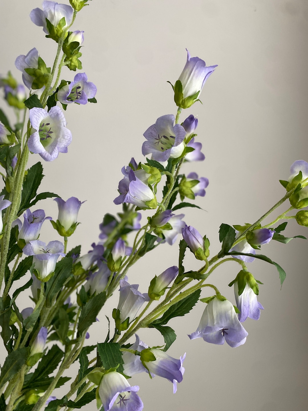 Faux Bellflower Stem - Artificial Flower / Wedding / DIY Floral / Home ...