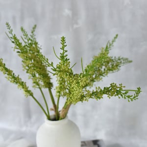 Set of 3 - Faux Lepidium Berry Bud Stem / Artificial Greenery / Foliage ...