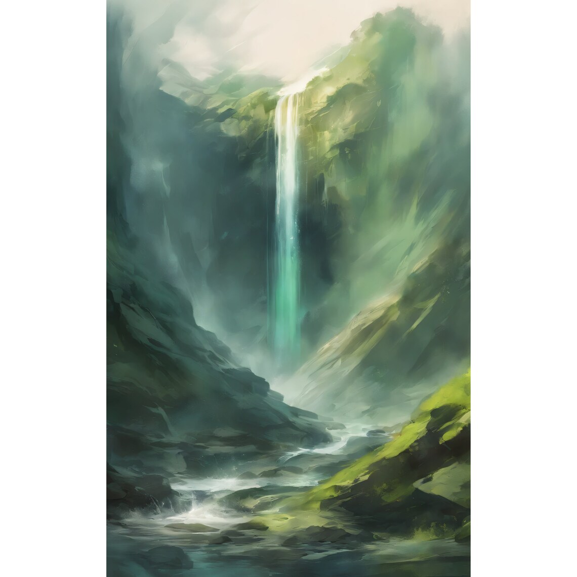 Electric Waterfall - Etsy