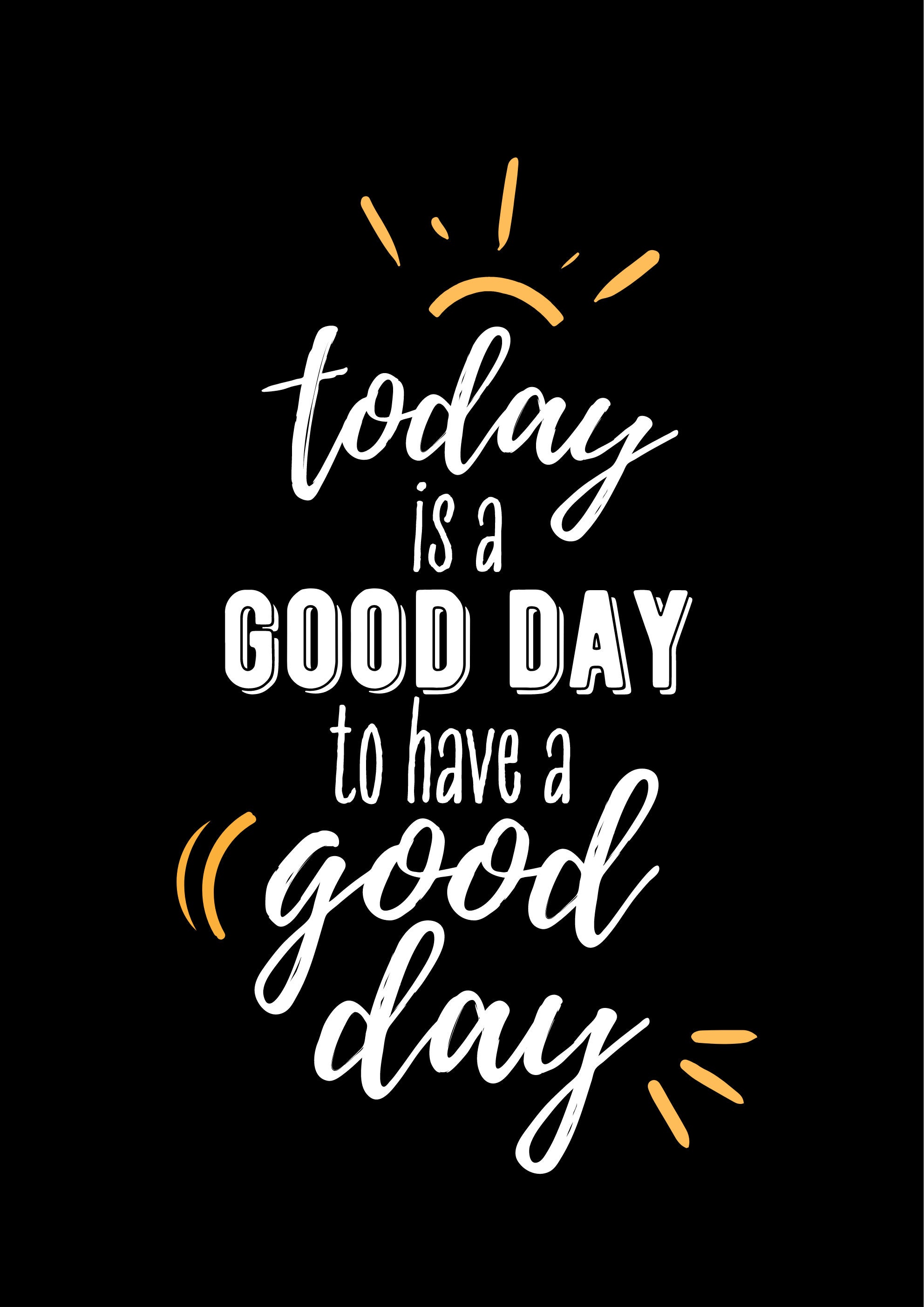 Today is a Good Day, Posters Aesthetic, Mental Health Art - Etsy