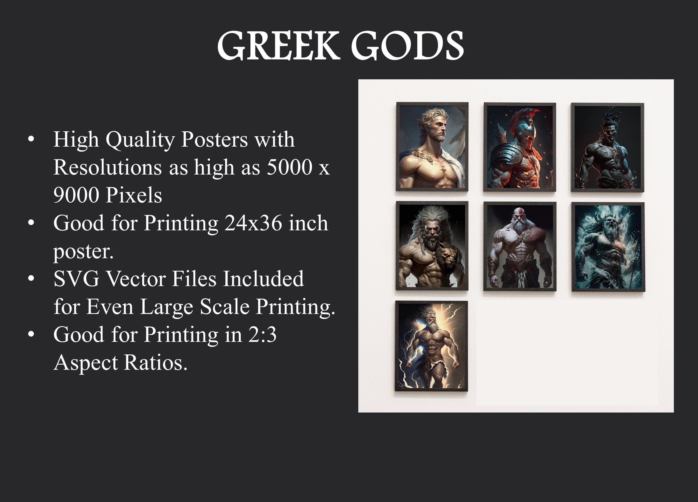 Apollo: Majestic Greek Mythology Artwork Printable Poster - Etsy