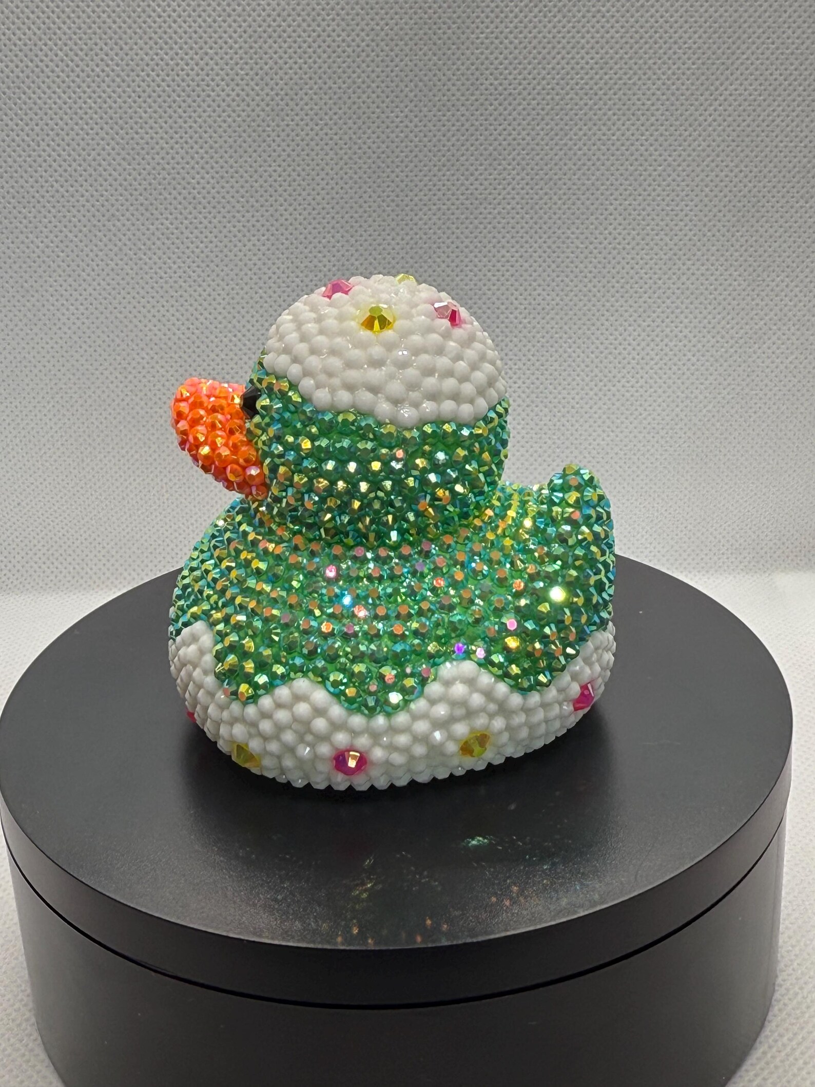 Easter Egg Rhinestone Rubber Duck, Easter Egg Bling Rubber Duck ...