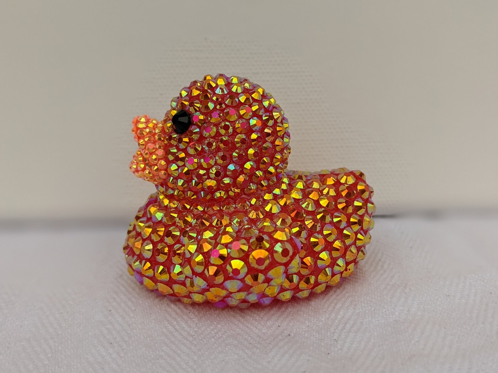 Red Rhinestone Rubber Duck, Red Bling Duck, Red Bedazzled Rubber Duck ...