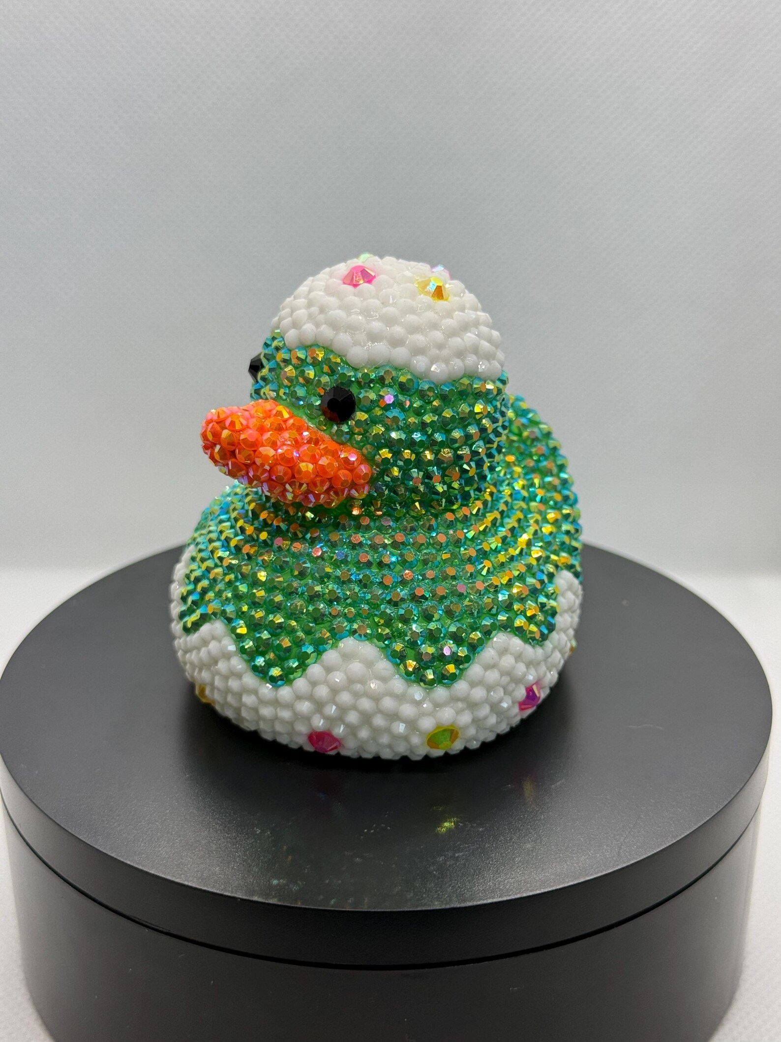 Easter Egg Rhinestone Rubber Duck, Easter Egg Bling Rubber Duck ...