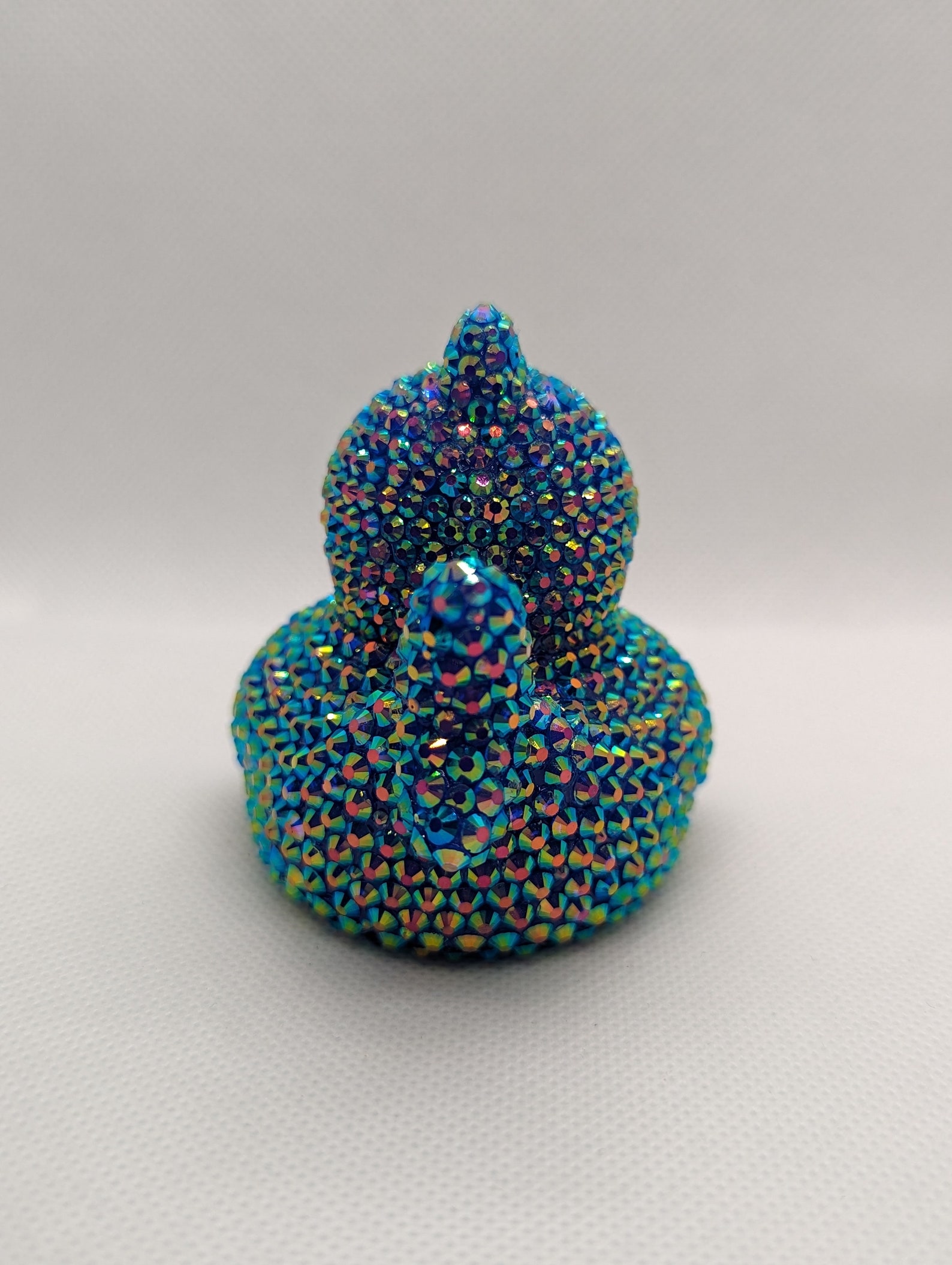 Shark Rhinestone Rubber Duck, Shark Bling Rubber Duck, Shark Bedazzled ...