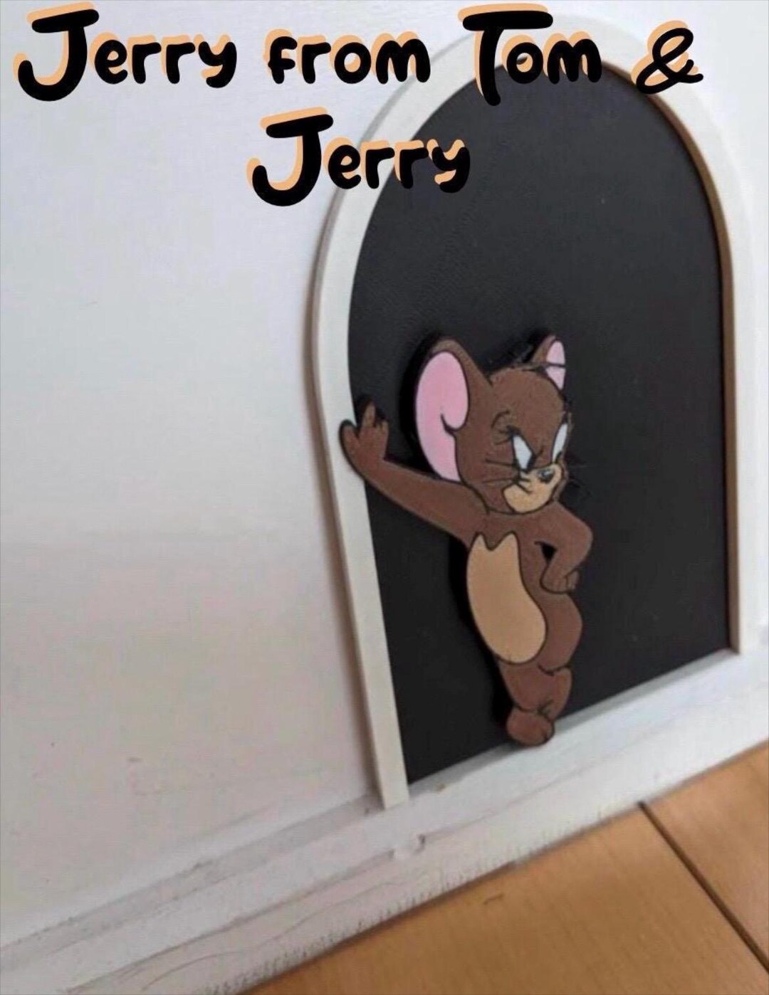 Tom and Jerry Wall Decor Cartoon Hole in Wall Decor 90's TV Show ...