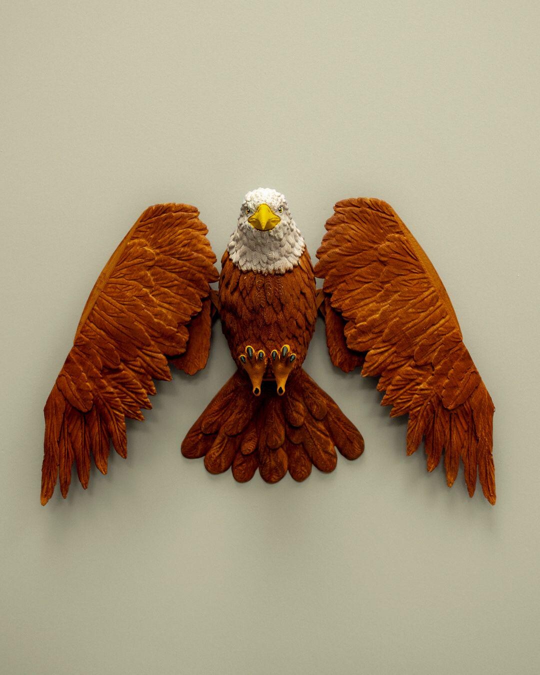 Eagle Coat Hanger Holder Stand Mount Eagle Animal Bald Eagle Golden ...