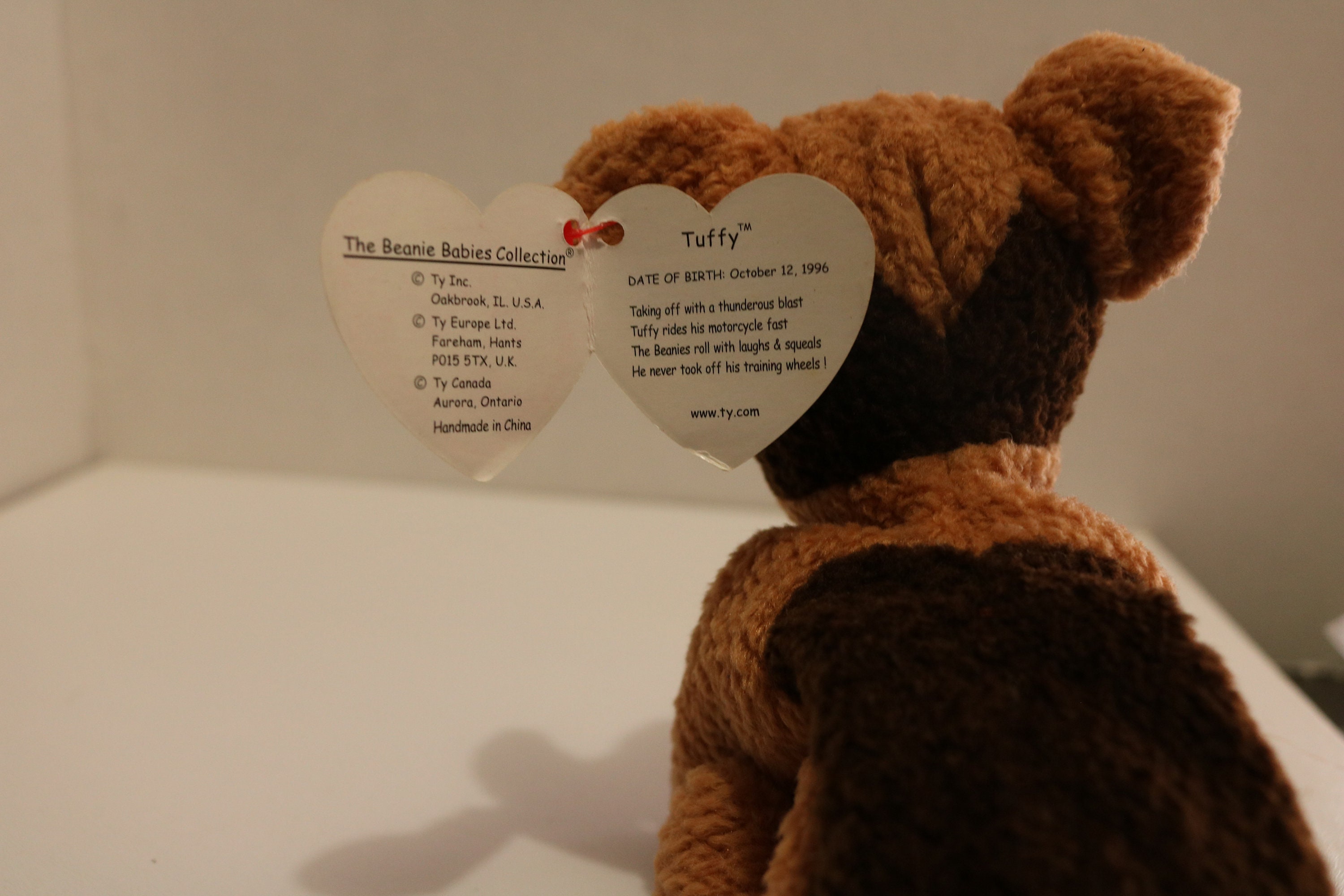 Ty Beanie Baby Tuffy the Dog,1996 Tuffy the Dog Original Beanie Baby ...