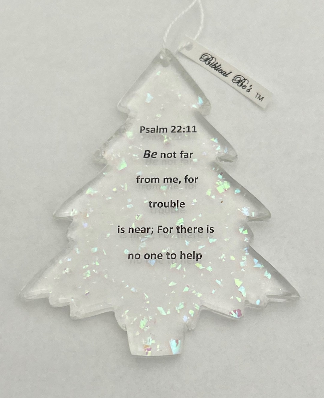 Scripure Bible Verse Christmas Tree Ornament Gift Box Set of 5 - Etsy