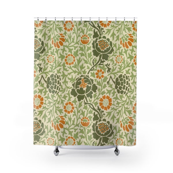 Rust Shower Curtain - Etsy