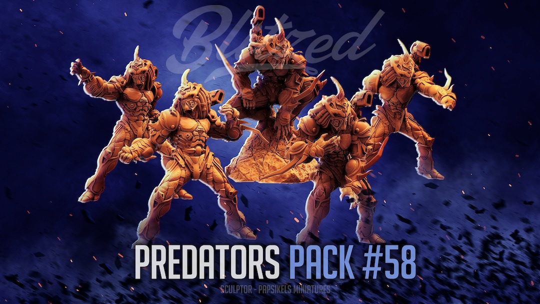 Predators Guyver X 5 - Aliens - (sculpted by Papsikels) - Etsy UK