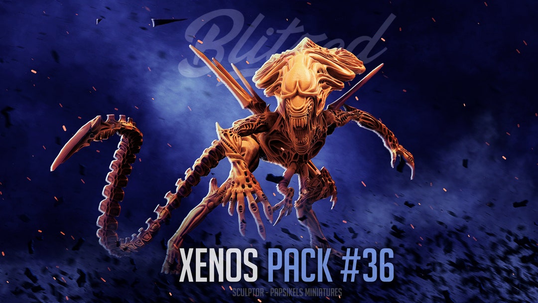 Alien Queen Step Mother X 1 Aliens sculpted by Papsikels - Etsy