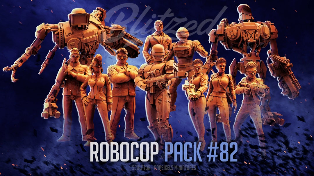 Robocop Bundle sculpted by Papsikels - Etsy