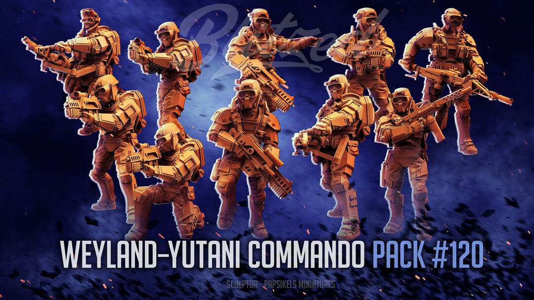 Weylandyutani Commando X 10 Aliens sculpted by Papsikels - Etsy UK