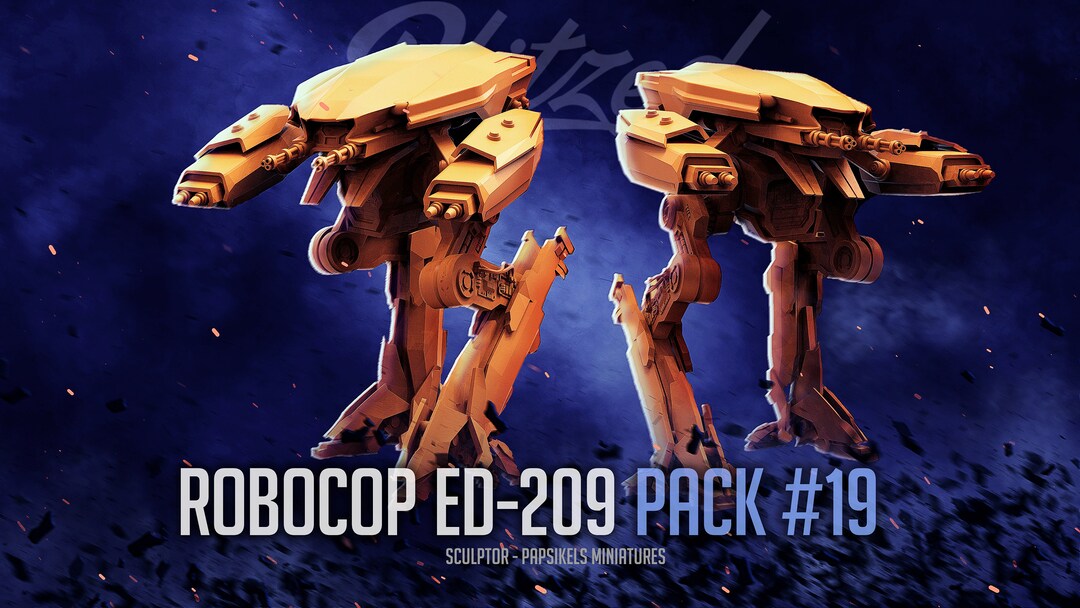 ED-209 X2 - Robocop - the Enforcement Droid Series 209 (sculpted by ...