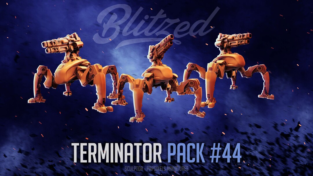 CRAWLER DRONES X 3 Terminator sculpted by Papsikels - Etsy
