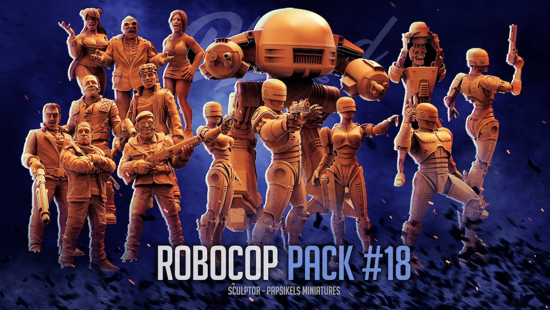Robocop - Bundle (sculpted by Papsikels) - Etsy UK