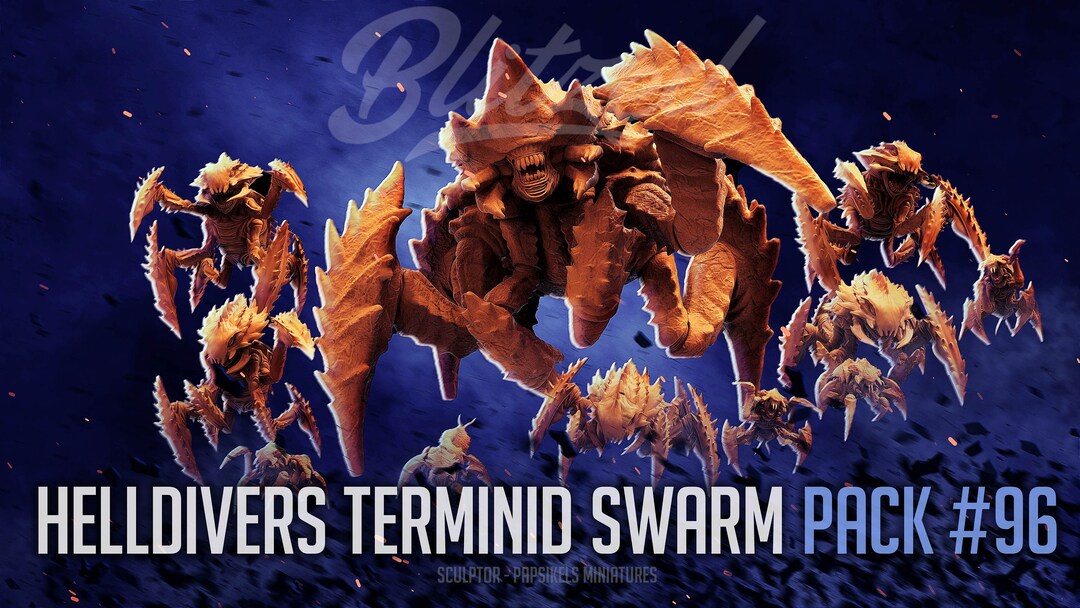Helldivers Terminid Swarm X 11 - (sculpted by Papsikels) - Etsy UK