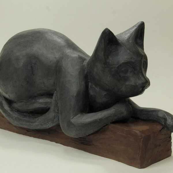 Sculpture de chat - Etsy France