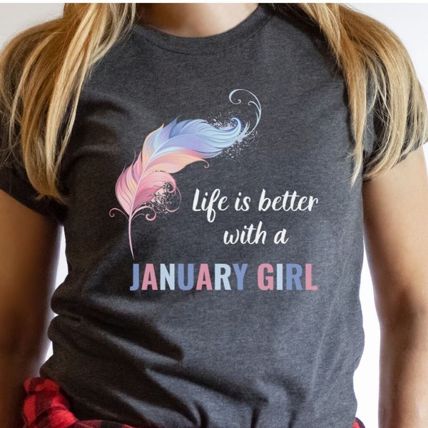 January Girl Svg - Etsy