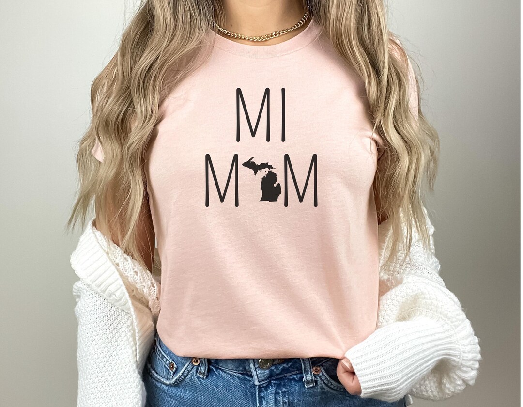 Michigan Mom Shirt, Michigan Lover, Michigan Mom Gift, Michigan Family ...