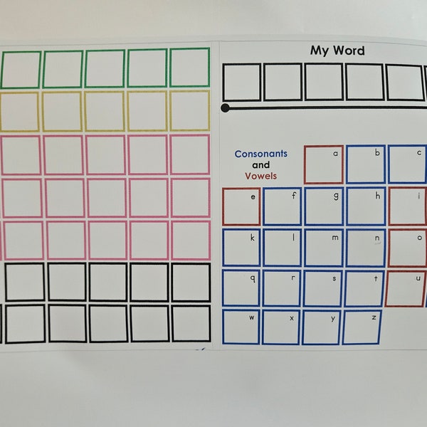 Phonics Word Tiles - Etsy