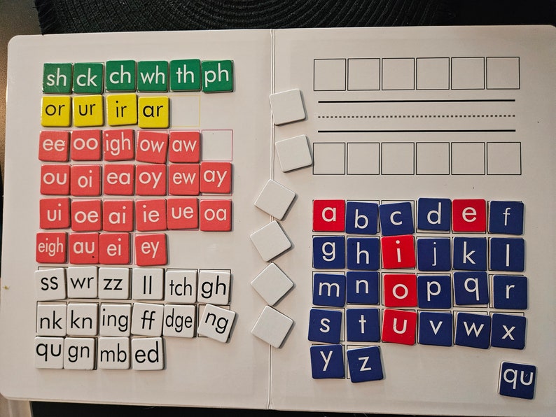 Magnetic Letter Tiles, Boards, Folders: Sets of 10 - Sold Separately ...