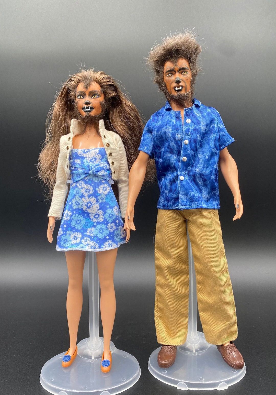 Werewolf Barbie and Ken - Etsy