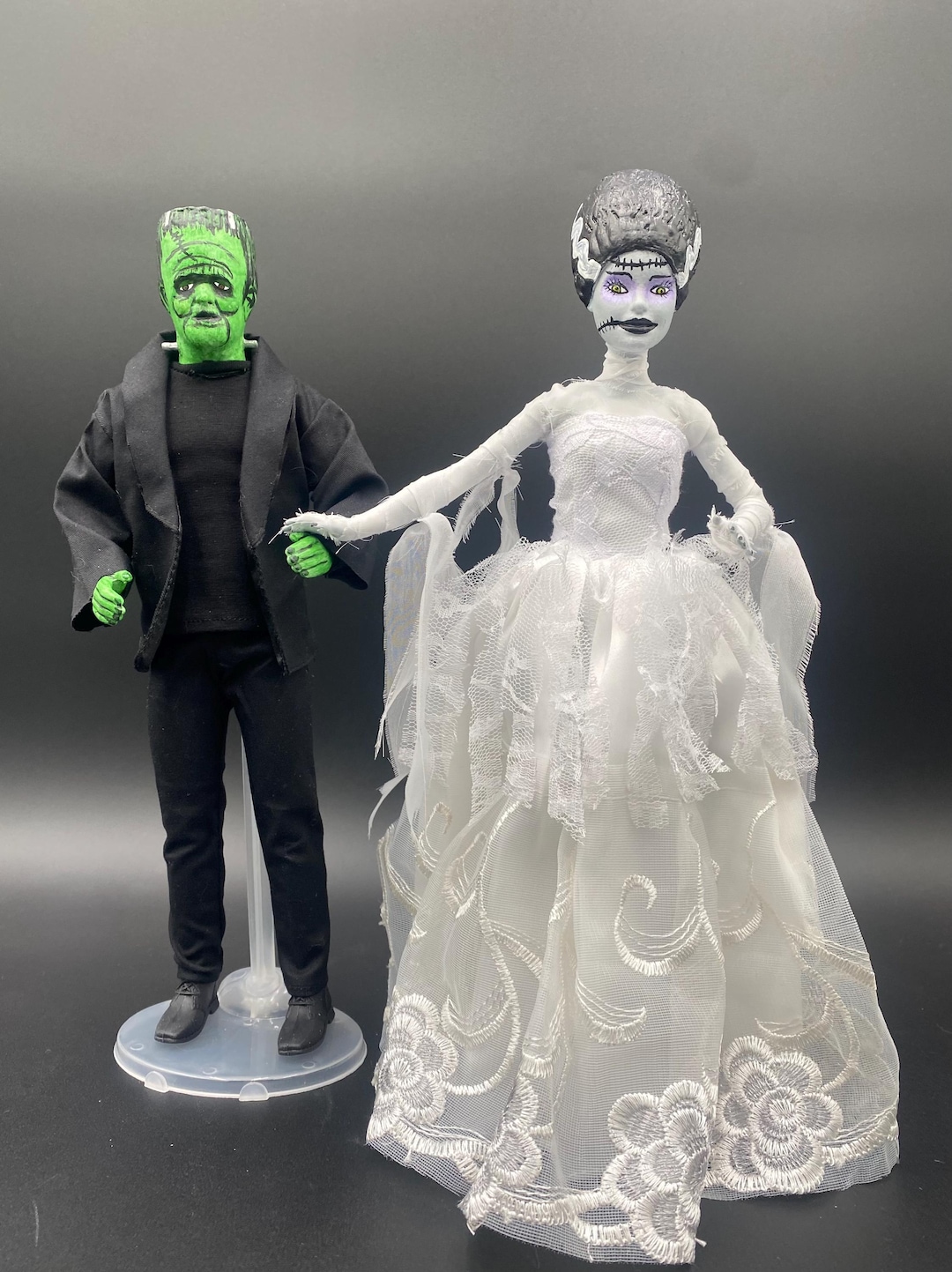 Frankensteins Monster and His Bride - Etsy