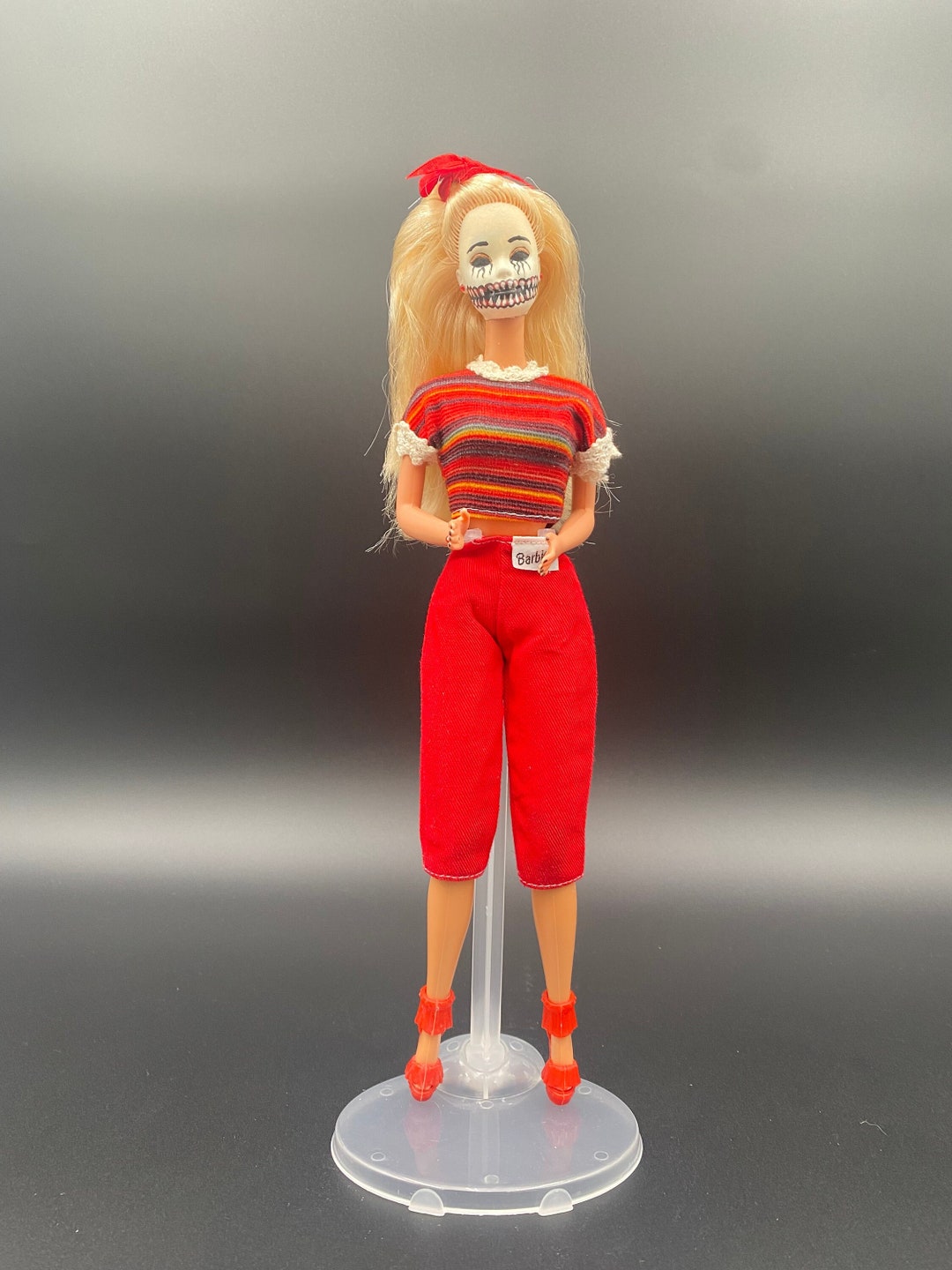 Red Monster Barbie - Etsy