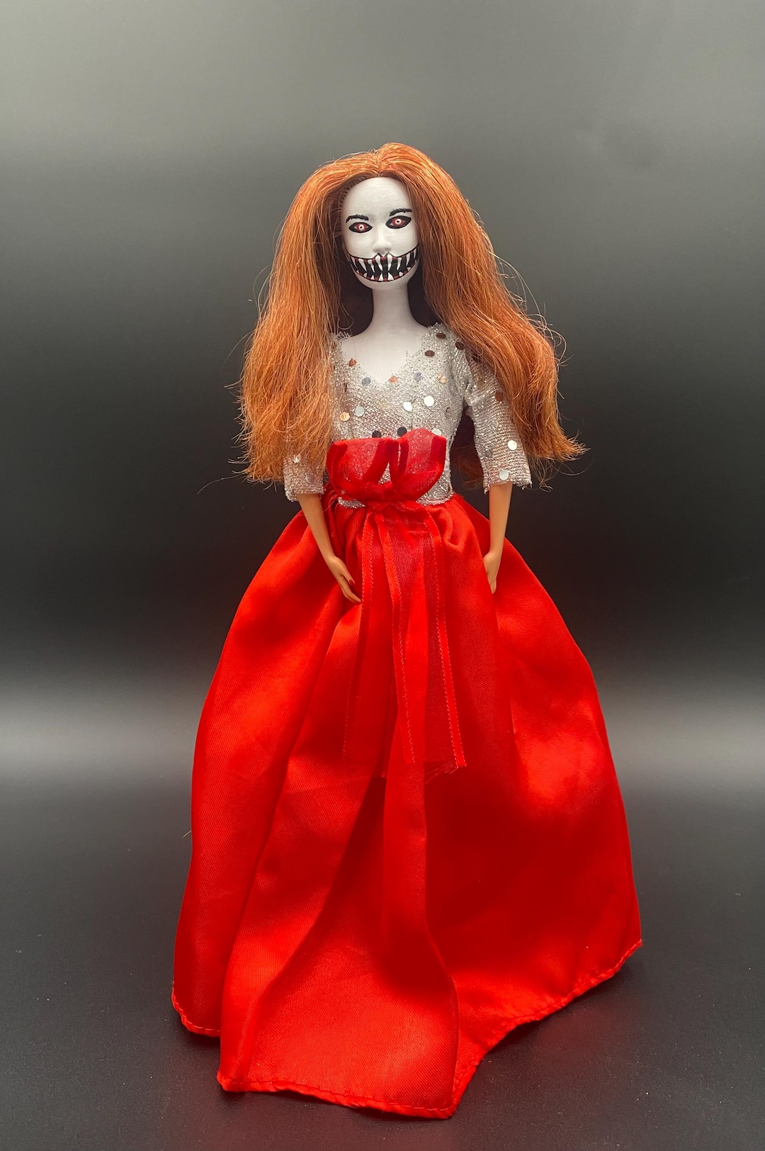 Red Monster Barbie - Etsy