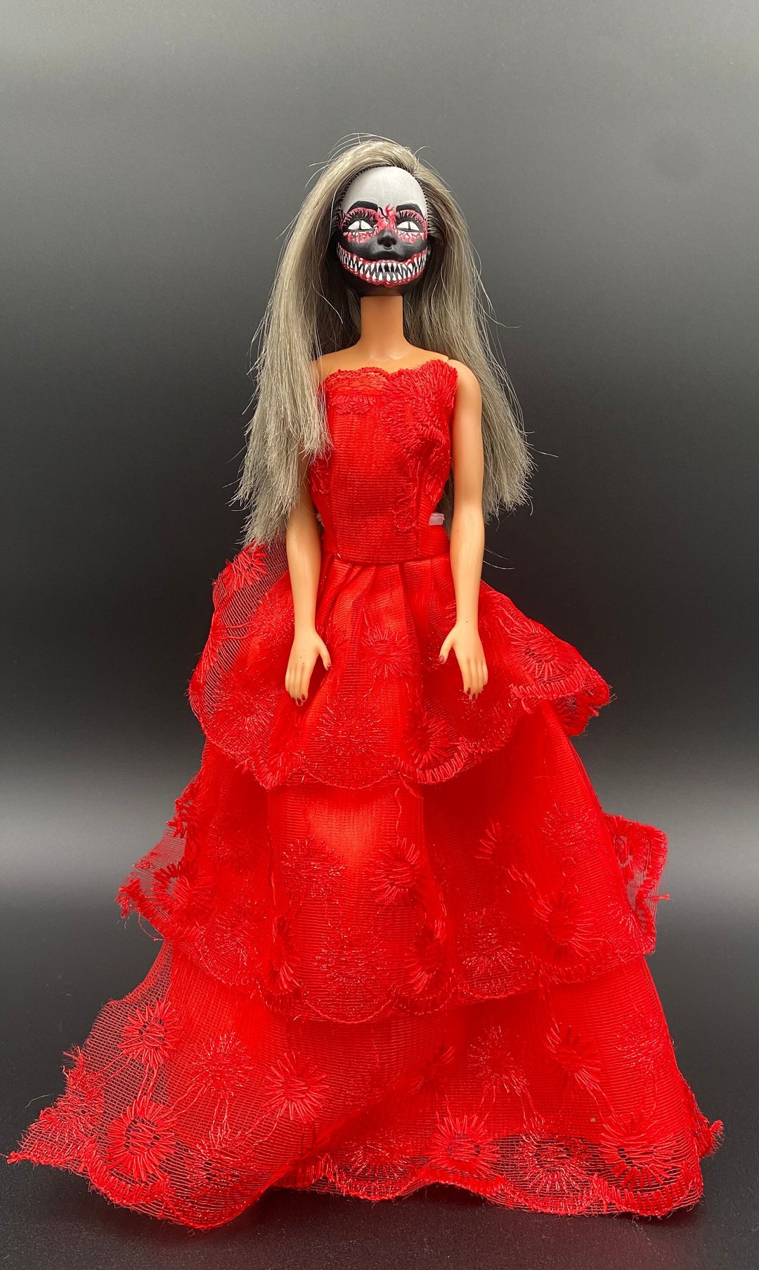 Red Monster Barbie - Etsy
