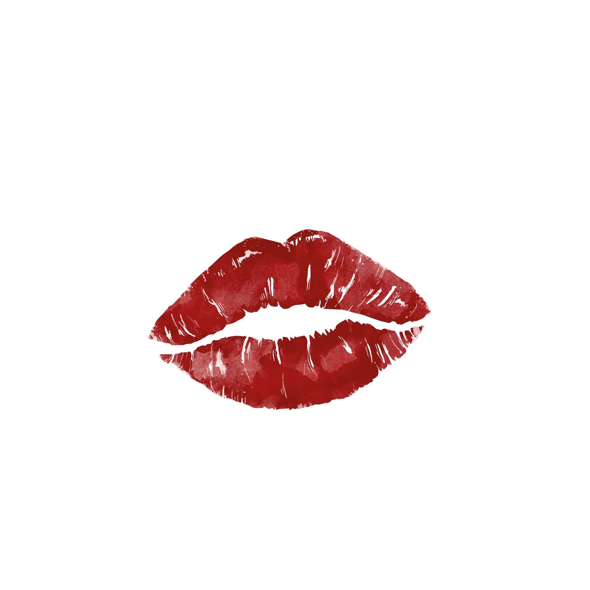Labios svg, labios rojos svg, Kiss svg, labios americanos svg, diseño ...