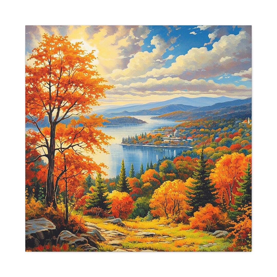 Scenic Escapes 1 Digital Art, AI Generated, Wall Art, AI Art, Home ...