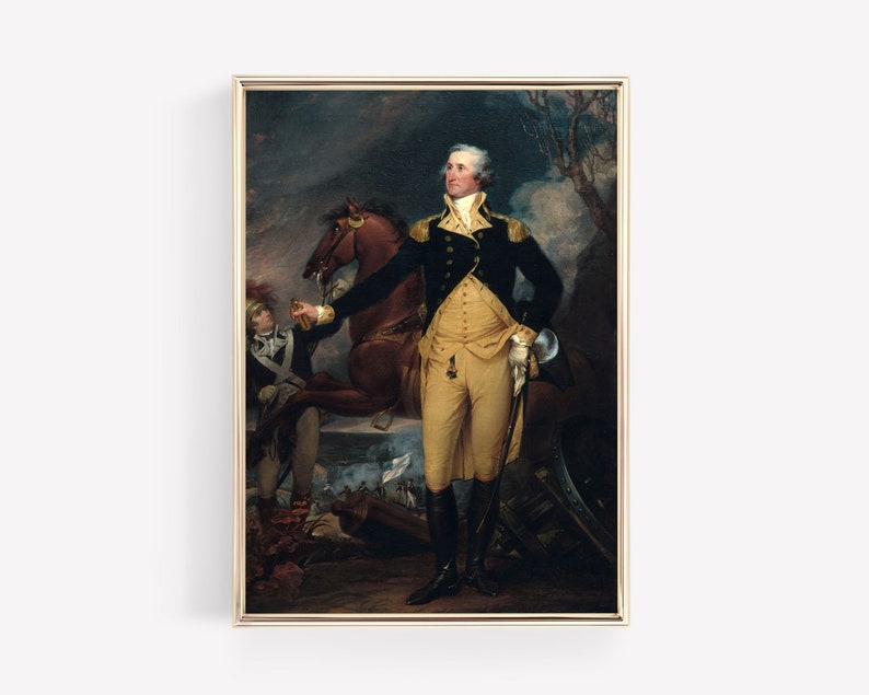 Vintage George Washington Print I 1776 Revolutionary War, Fourth of ...