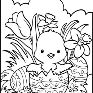 Easter Coloring Pages Printable | Printable Vertical Pages for Easter ...