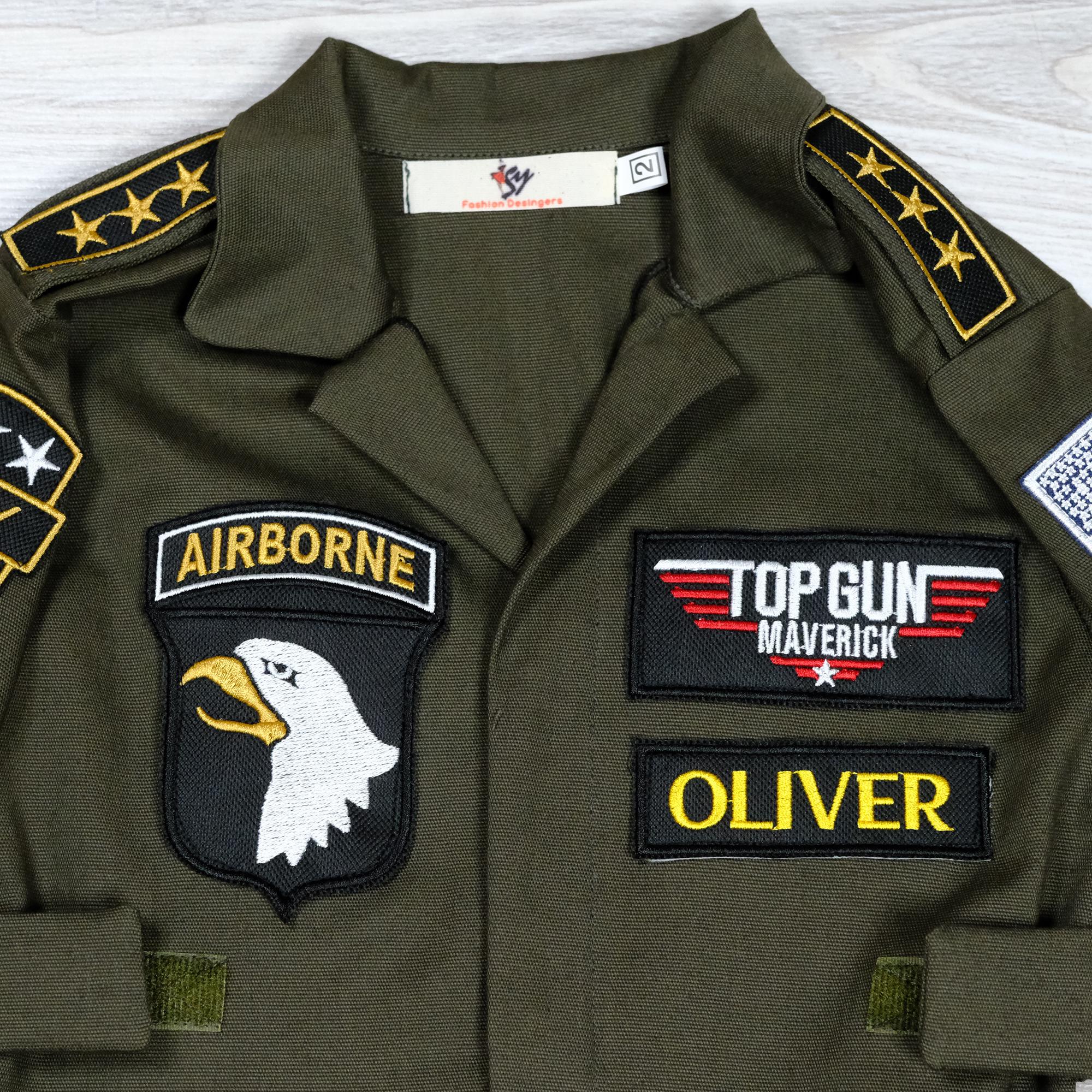 Personalized Army Air Force Pilot Costume With Hat,newborn Outfit ...