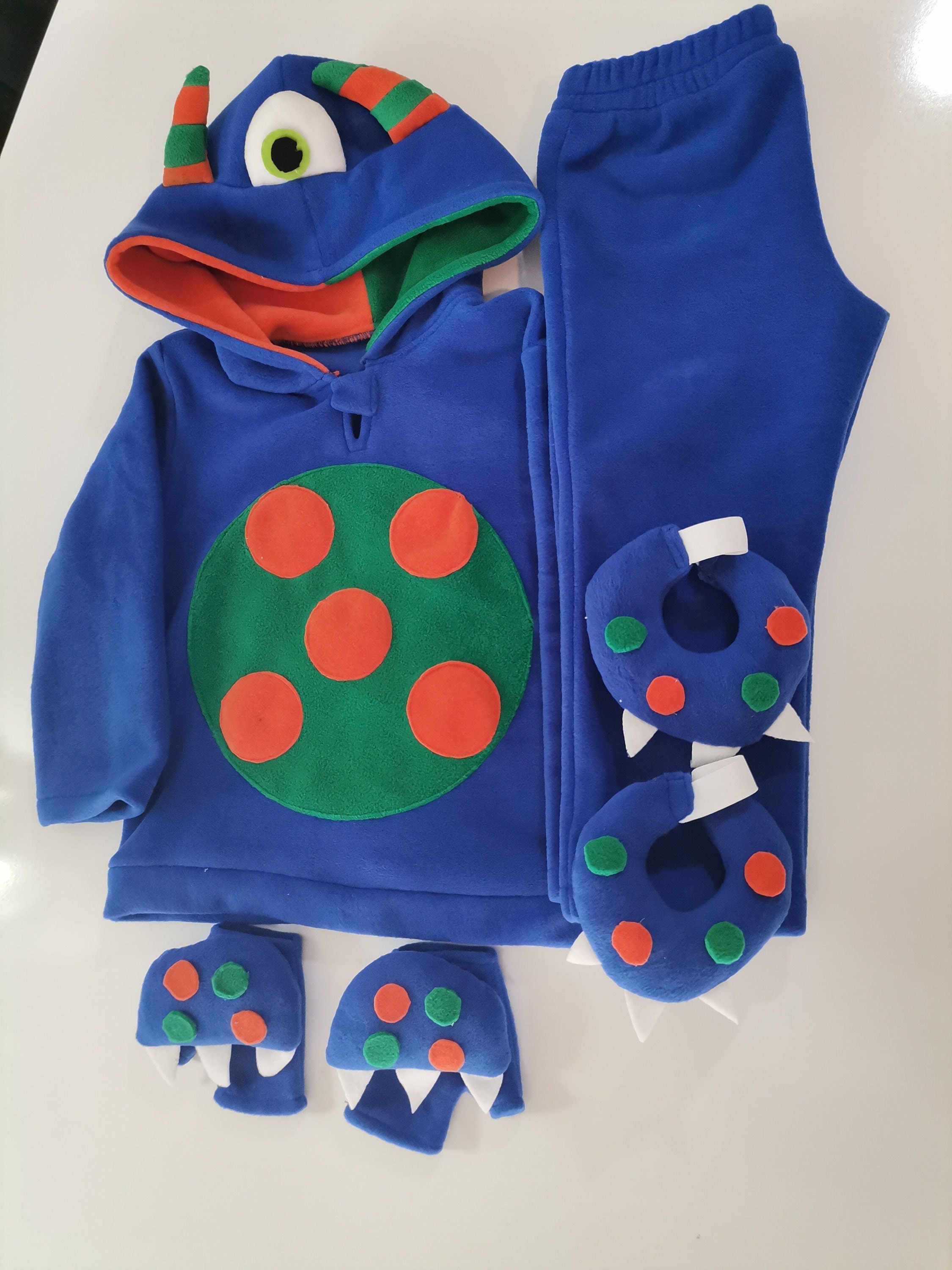 Baby Blue Monster Costume, Halloween Outfit, Dress-up - Etsy