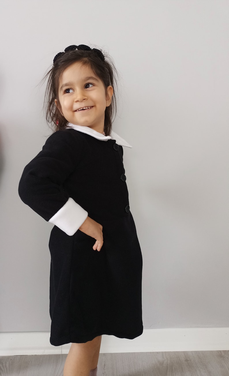 Wednesday Addams Kids Costume, Wednesday Halloween Dress ,addams ...