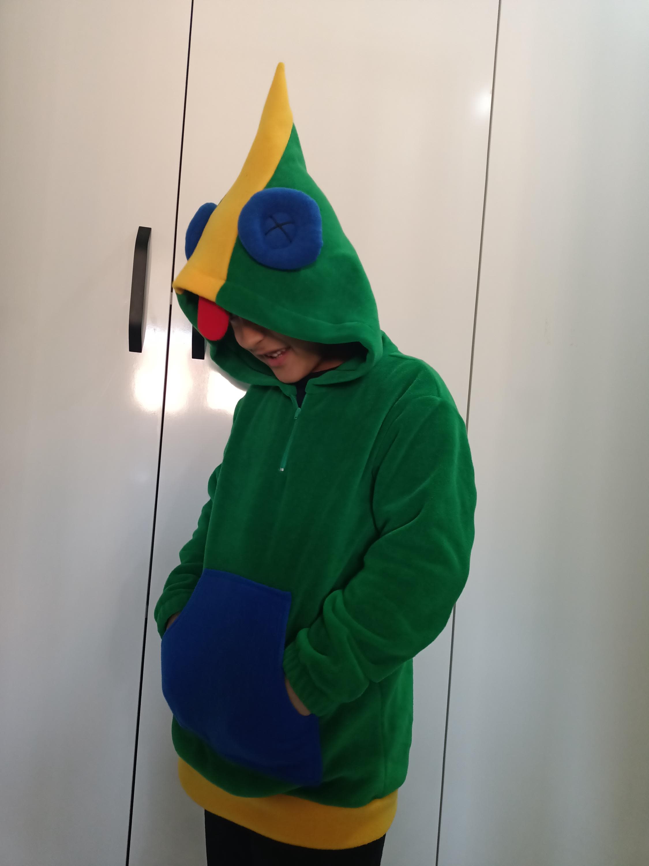 Leon Brawl Stars Costume, Kids Cosplay Hooded Sweat - Etsy