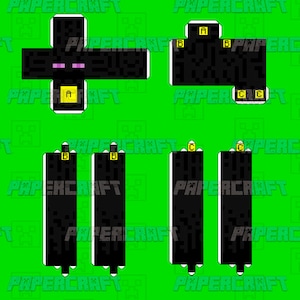Printeable Set of Minecraft the End + Ender Dragon + Ender Man ...