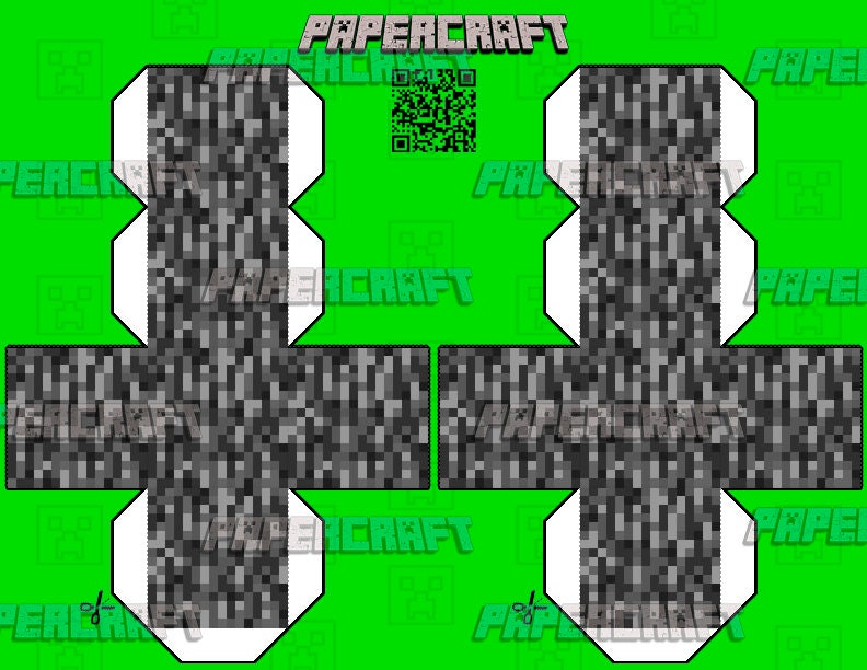 Printeable Set of Minecraft the End + Ender Dragon + Ender Man ...
