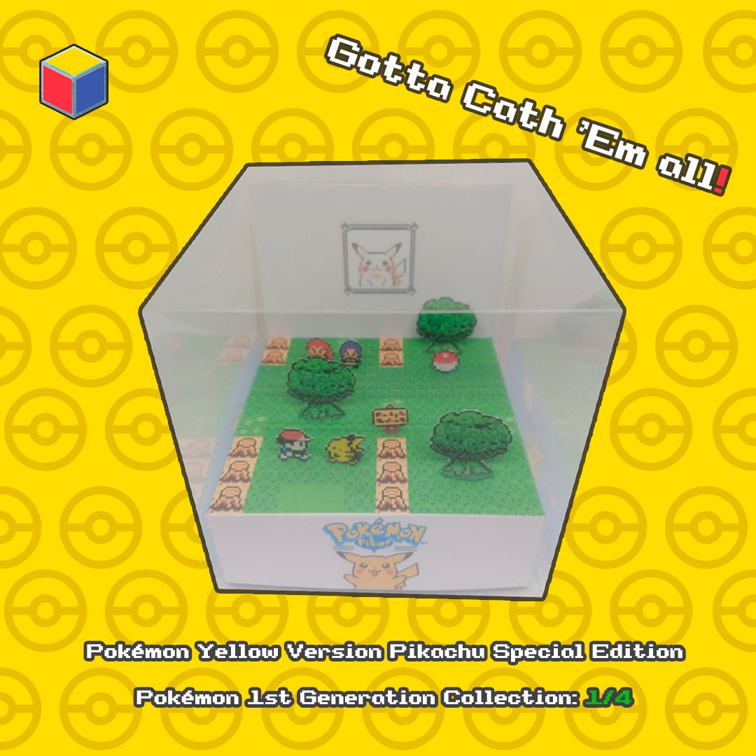 Pokémon Yellow Version Special Pikachu Edition DIY Diorama - Etsy