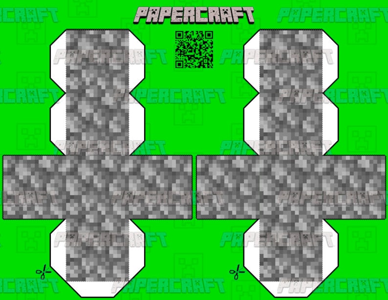 Printeable Set of Minecraft + Steve + Alex + Creeper + Figures and ...